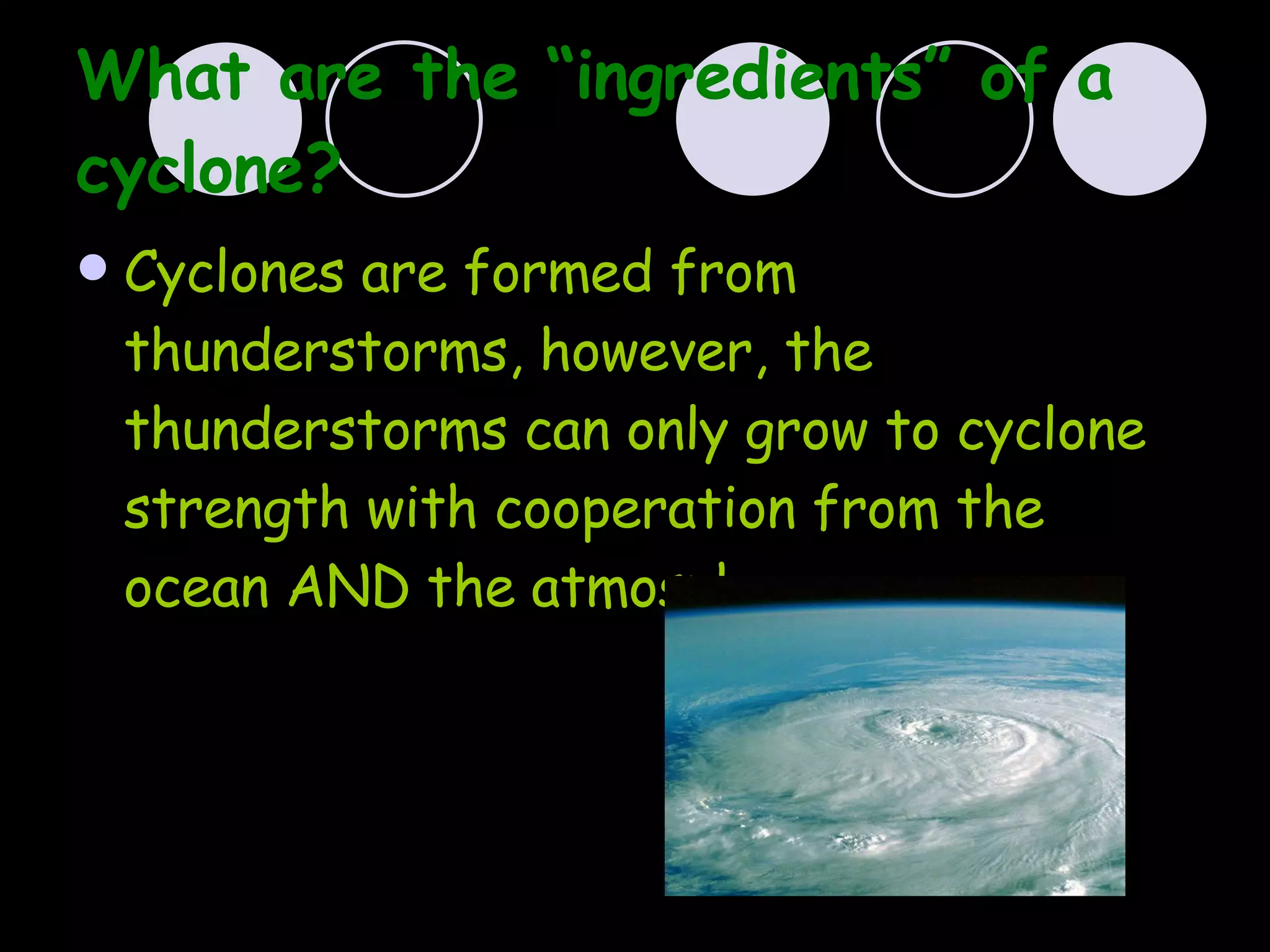 How Cyclones Are Formed | PPT