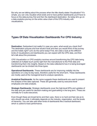 How data visualization helps cpg industry | PDF