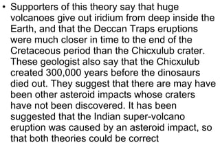 How Did Dinosaurs Die | PPT