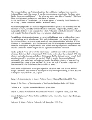 How Did The Enlightenment Philosophies Influence Modern Political ...