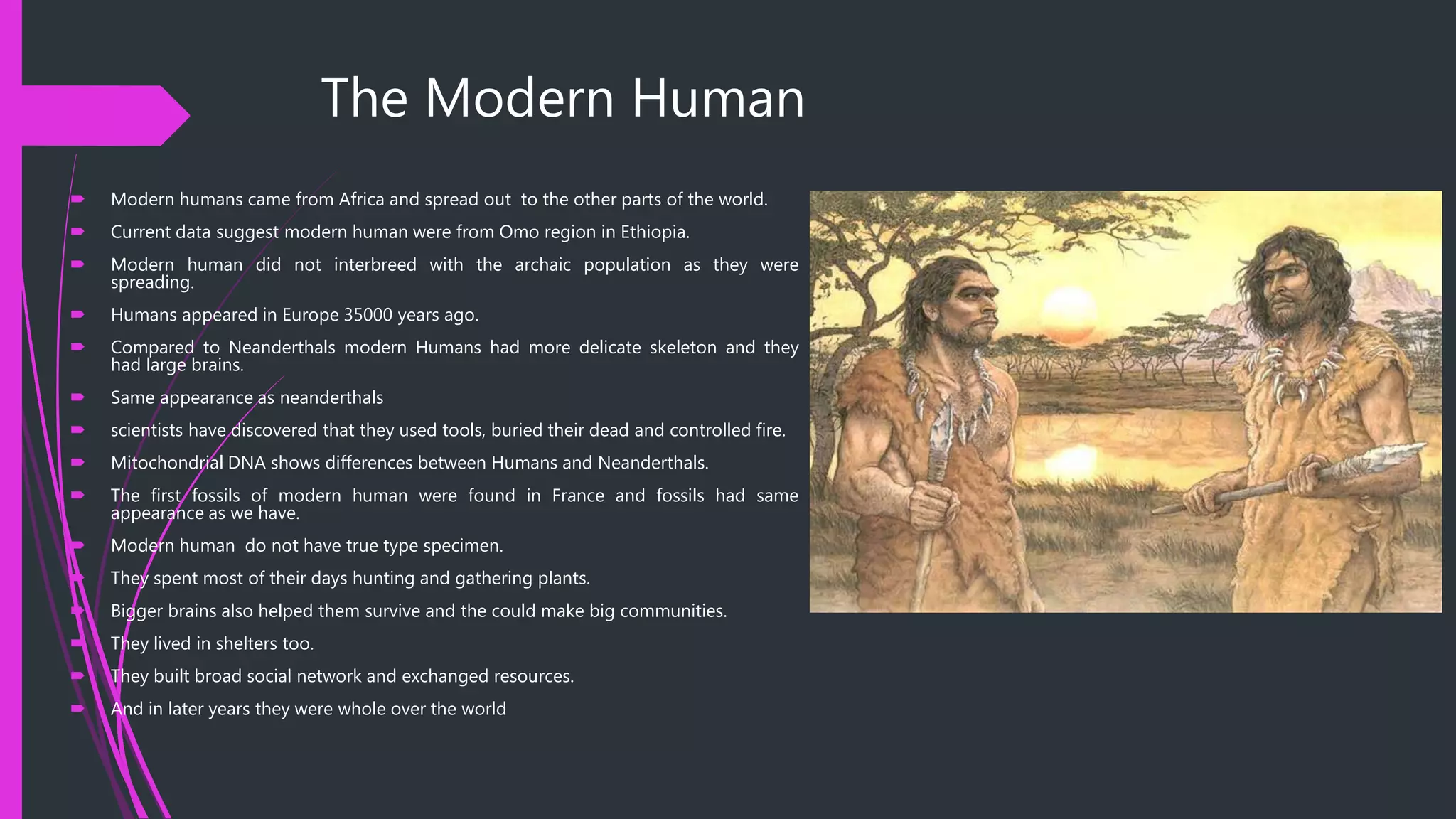 How did we survive and the neanderthals die out | PPTX