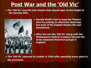 How Did World War I I Affect The Theatre | PPT