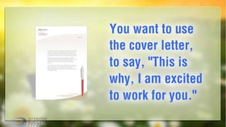 How do cover letters create an impact while submitting a resume for ...