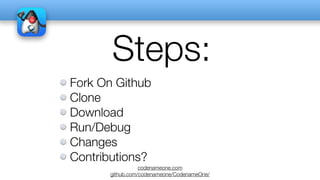 How To Use The Codename One Sources | PPT
