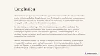 How Do Recruitment Agencies Work-Unveiling the Process and Benefits ...