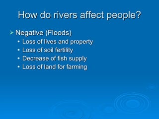 Sec 1 Exp - How do rivers affect people | PPT