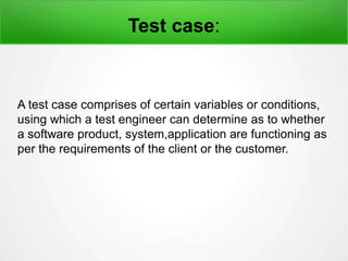 Test Cases Vs Test Scenarios | PPTX