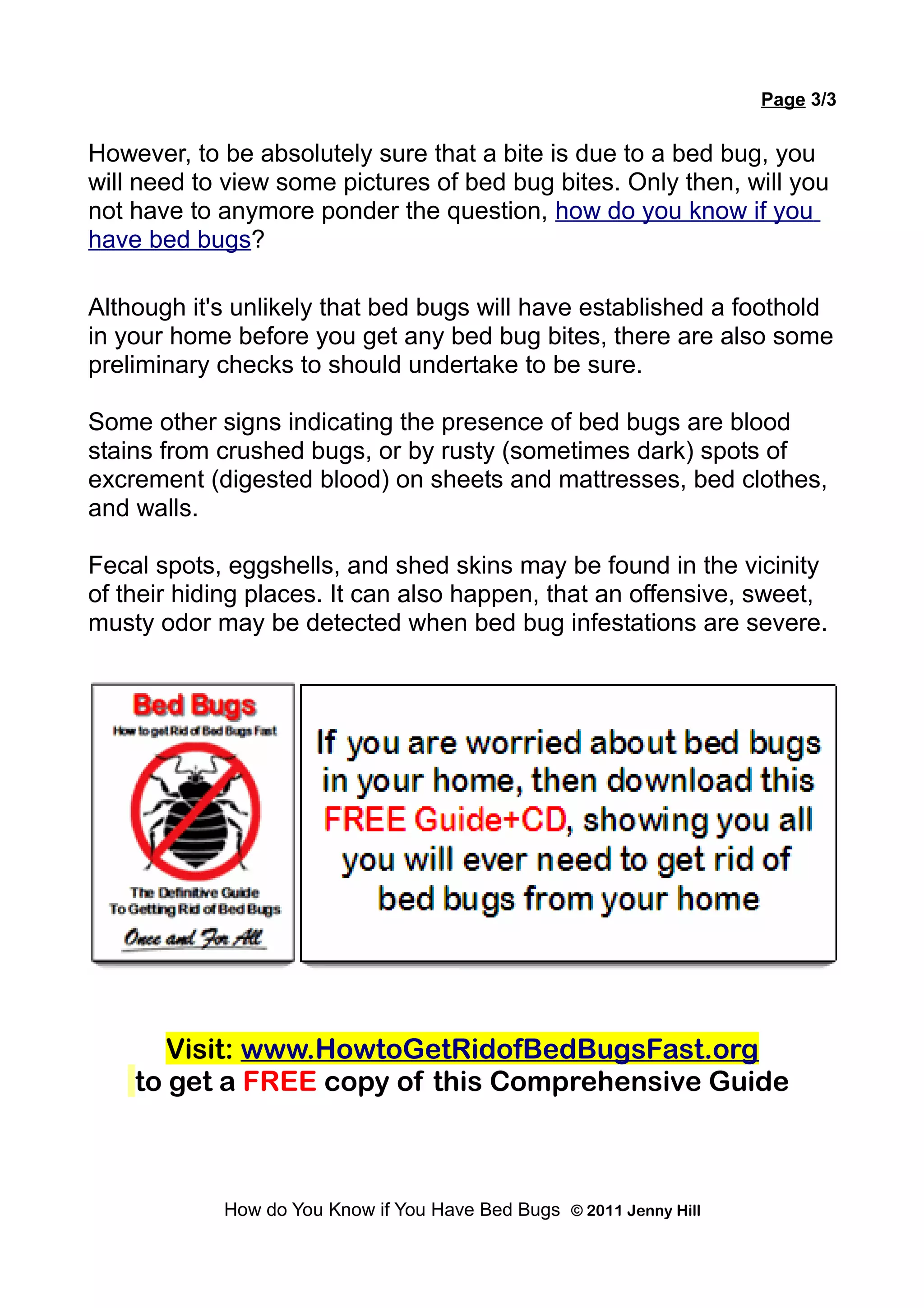 how to bed bugs | PDF