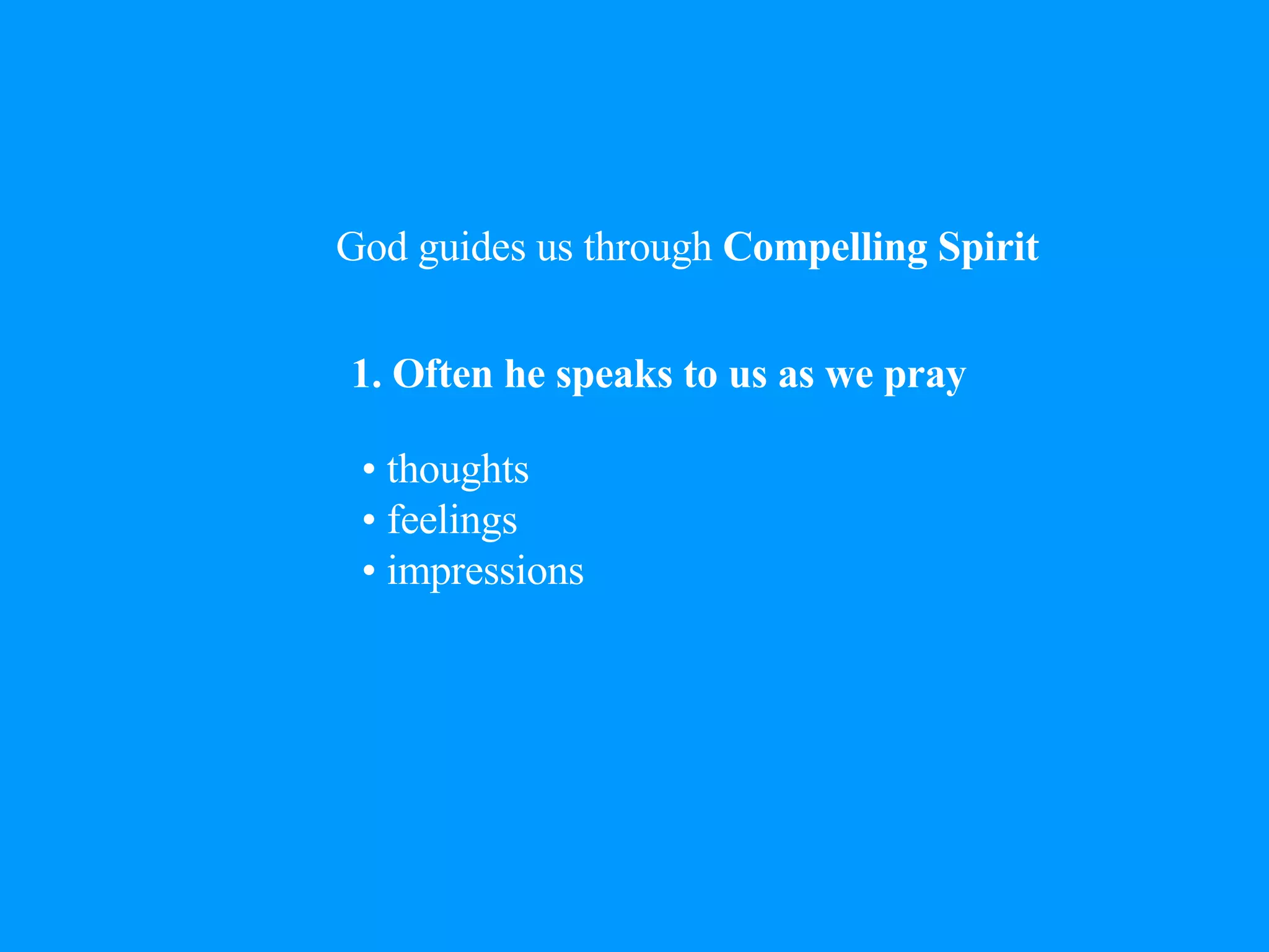 How does God guide us? | PPT