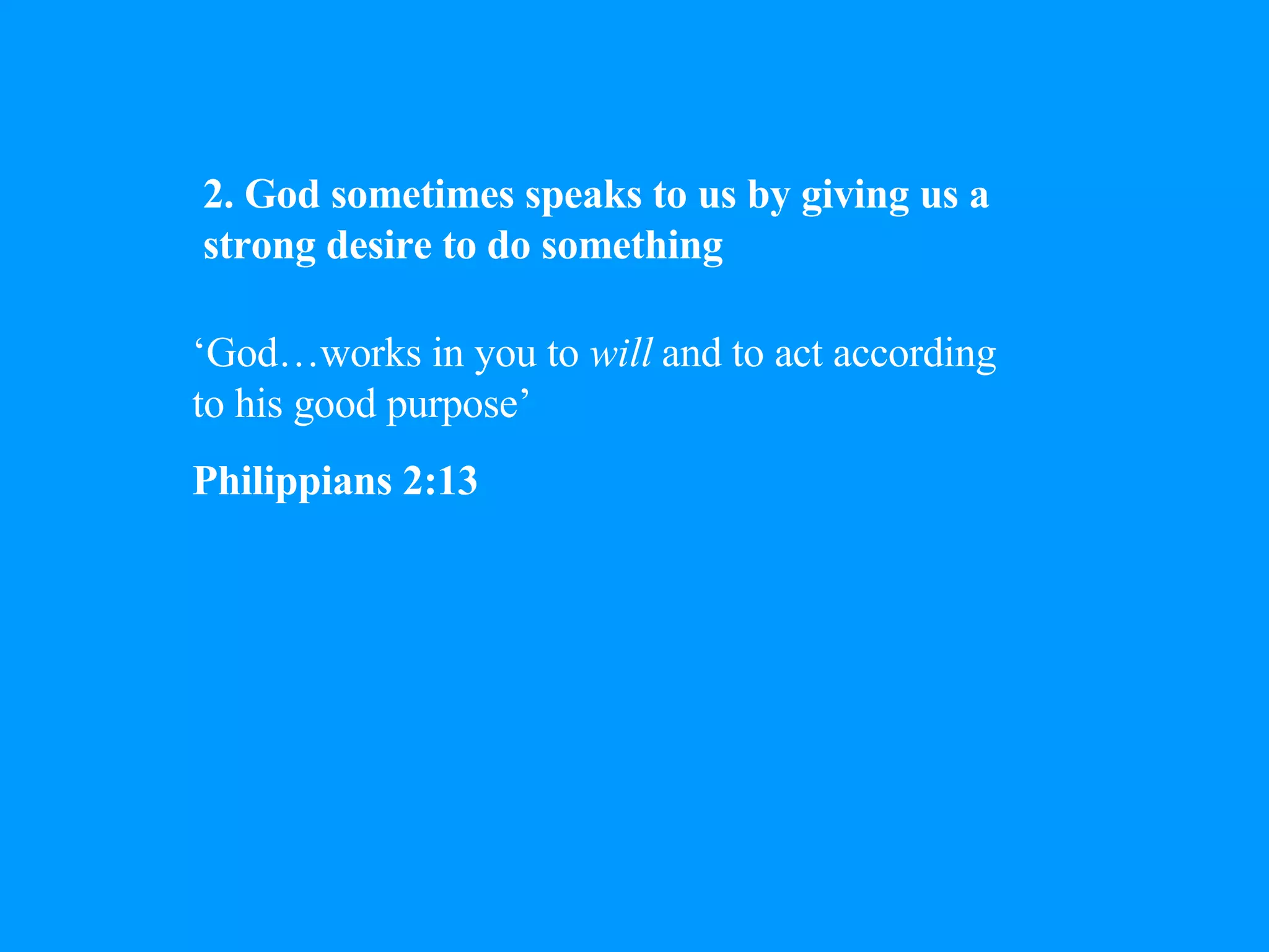 How does God guide us? | PPT