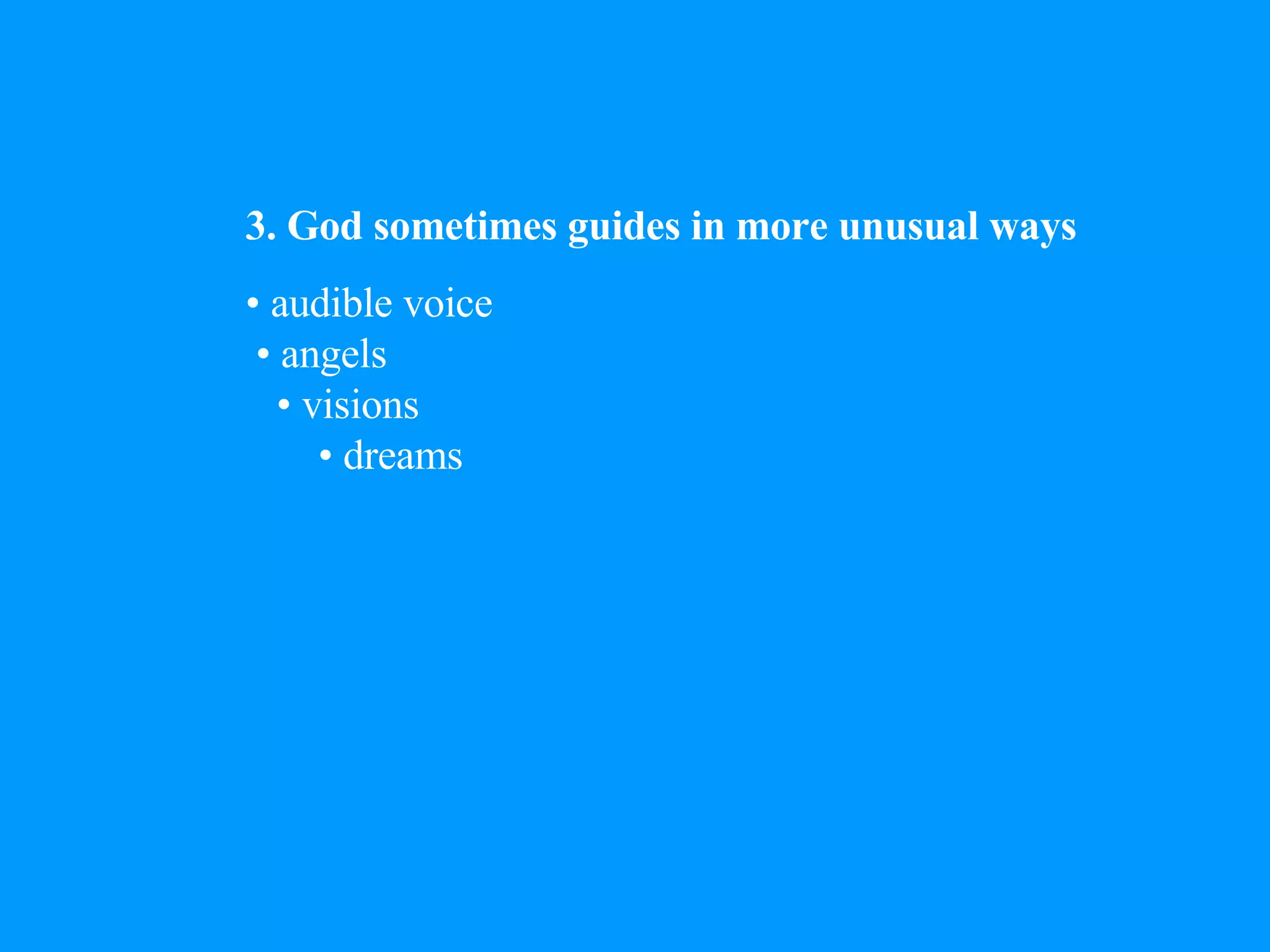 How does God guide us? | PPT