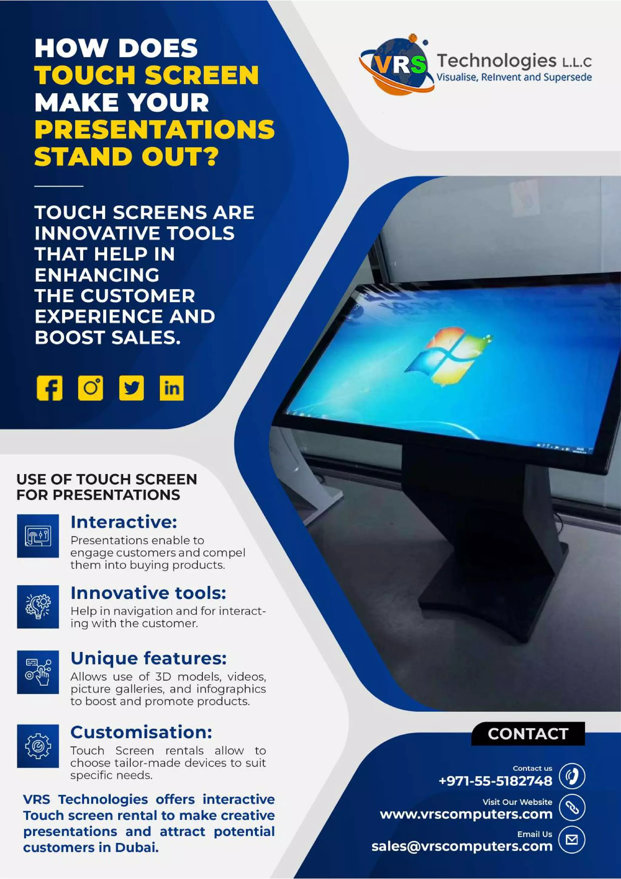 How does Touch Screen Make Your Presentations Stand Out? | PDF
