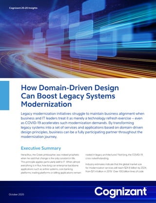 How Domain-Driven Design Can Boost Legacy System Modernization | PDF