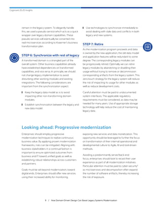 How Domain-Driven Design Can Boost Legacy System Modernization | PDF