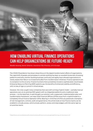 Adopting Virtual Finance Operations for Future-Ready Finance | PDF