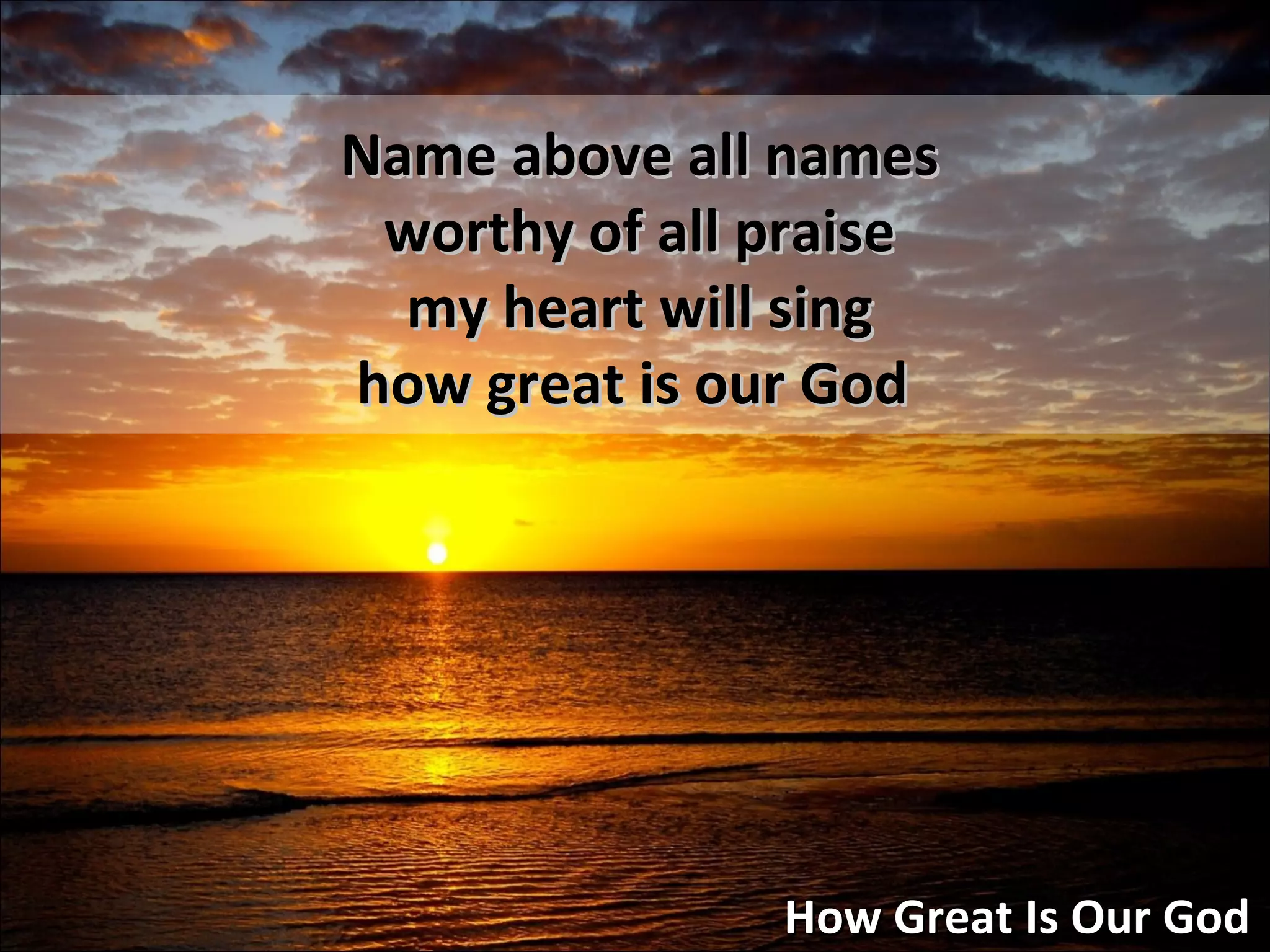 How Great Is Our God | PPT