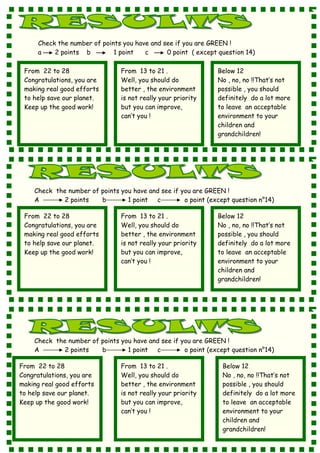 How green-are-youquiz-fun-activities-games 76448 | PDF