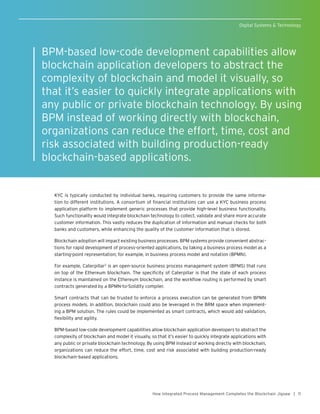 How Integrated Process Management Completes the Blockchain Jigsaw | PDF