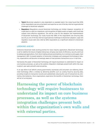 How Integrated Process Management Completes the Blockchain Jigsaw | PDF
