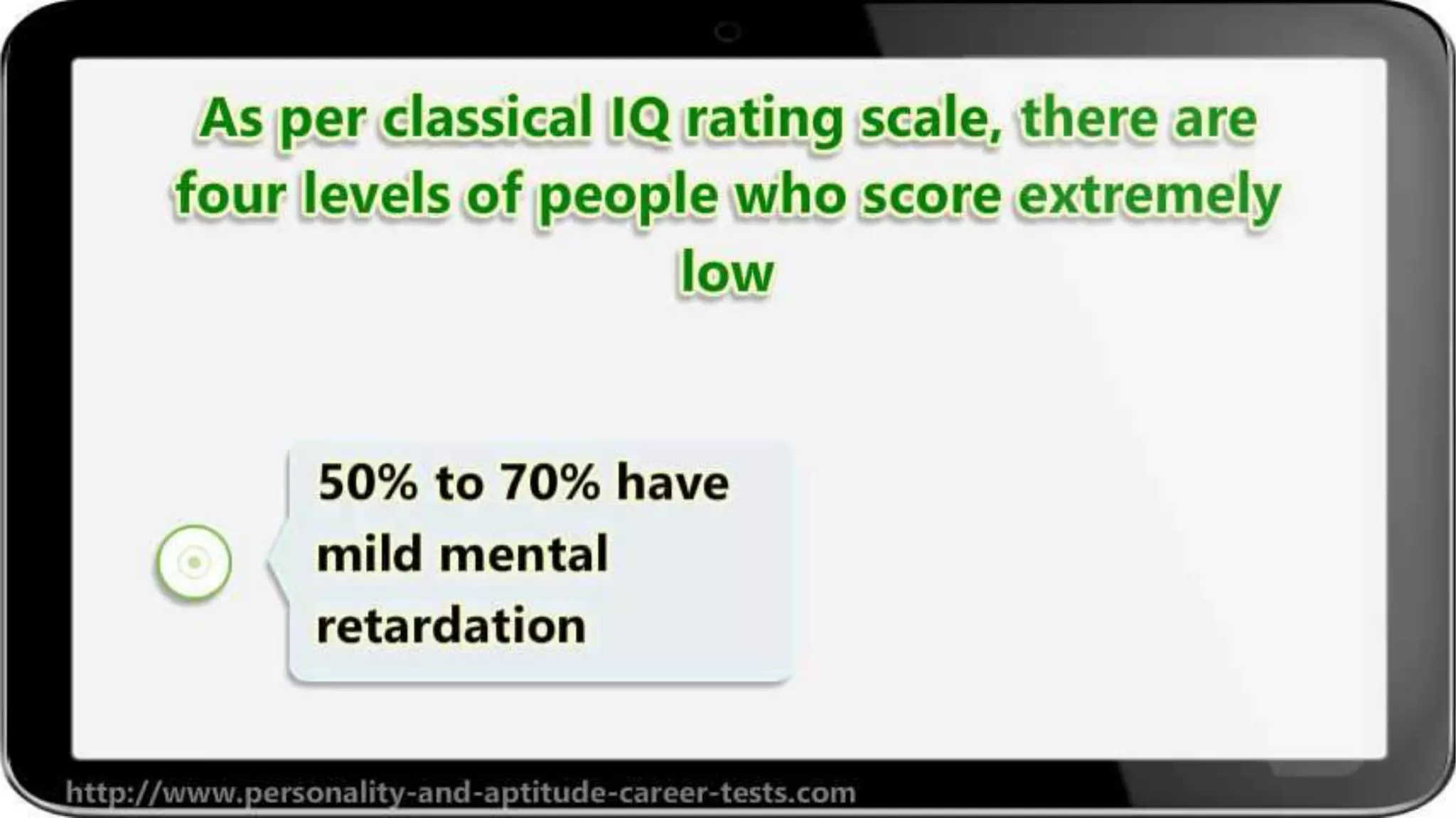 How classical IQ rating scales differentiate between idiots and genius ...