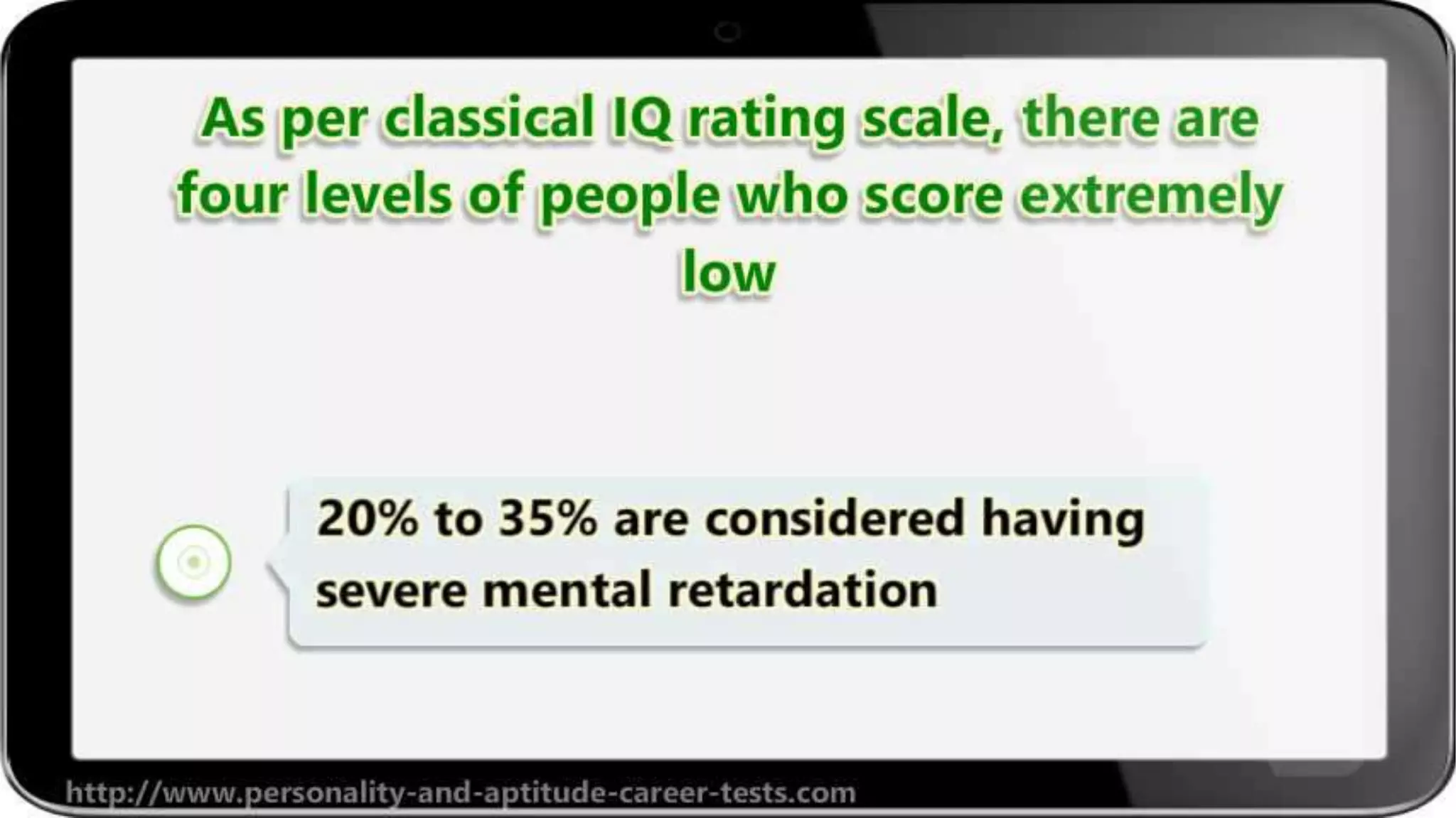 How classical IQ rating scales differentiate between idiots and genius ...