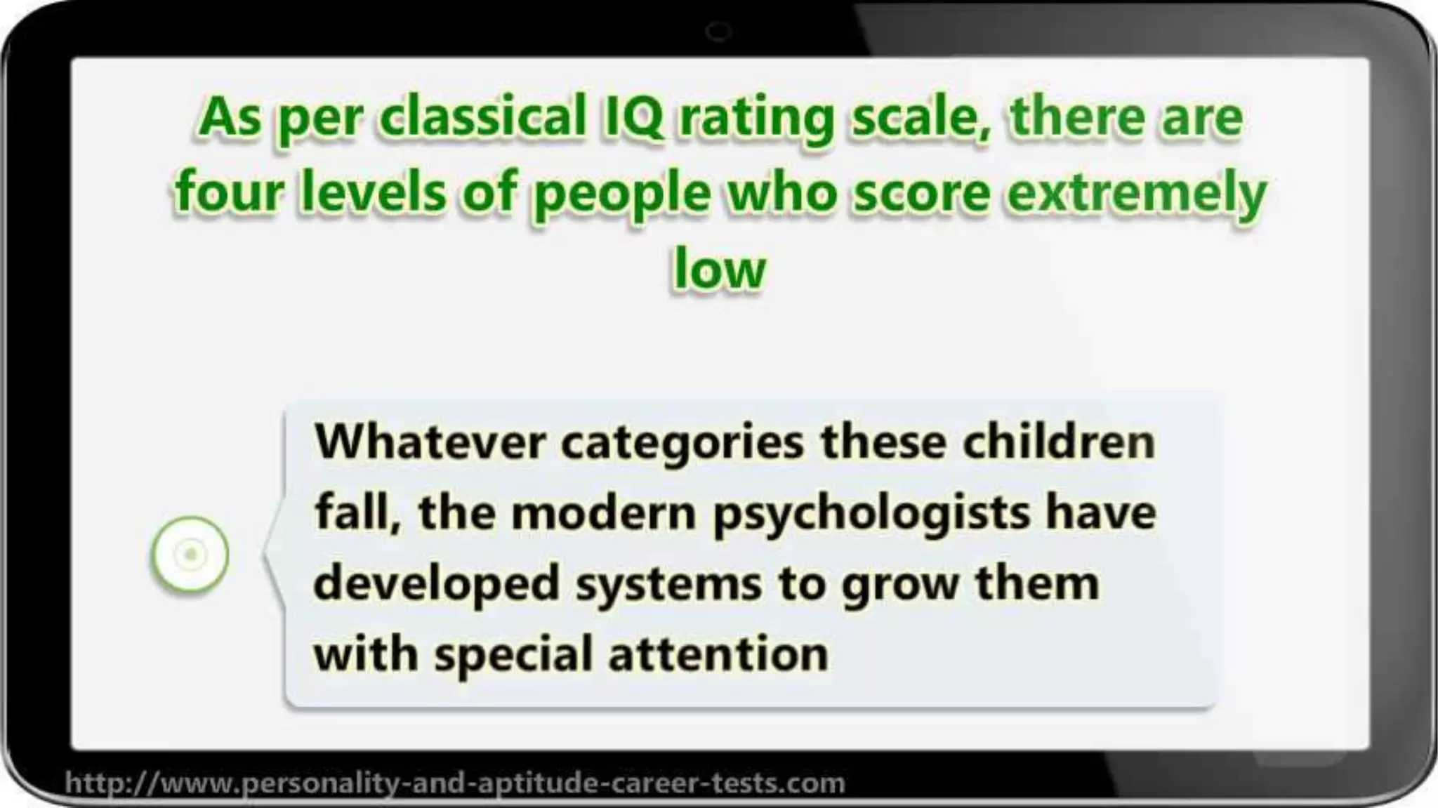 How classical IQ rating scales differentiate between idiots and genius ...