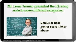How classical IQ rating scales differentiate between idiots and genius ...