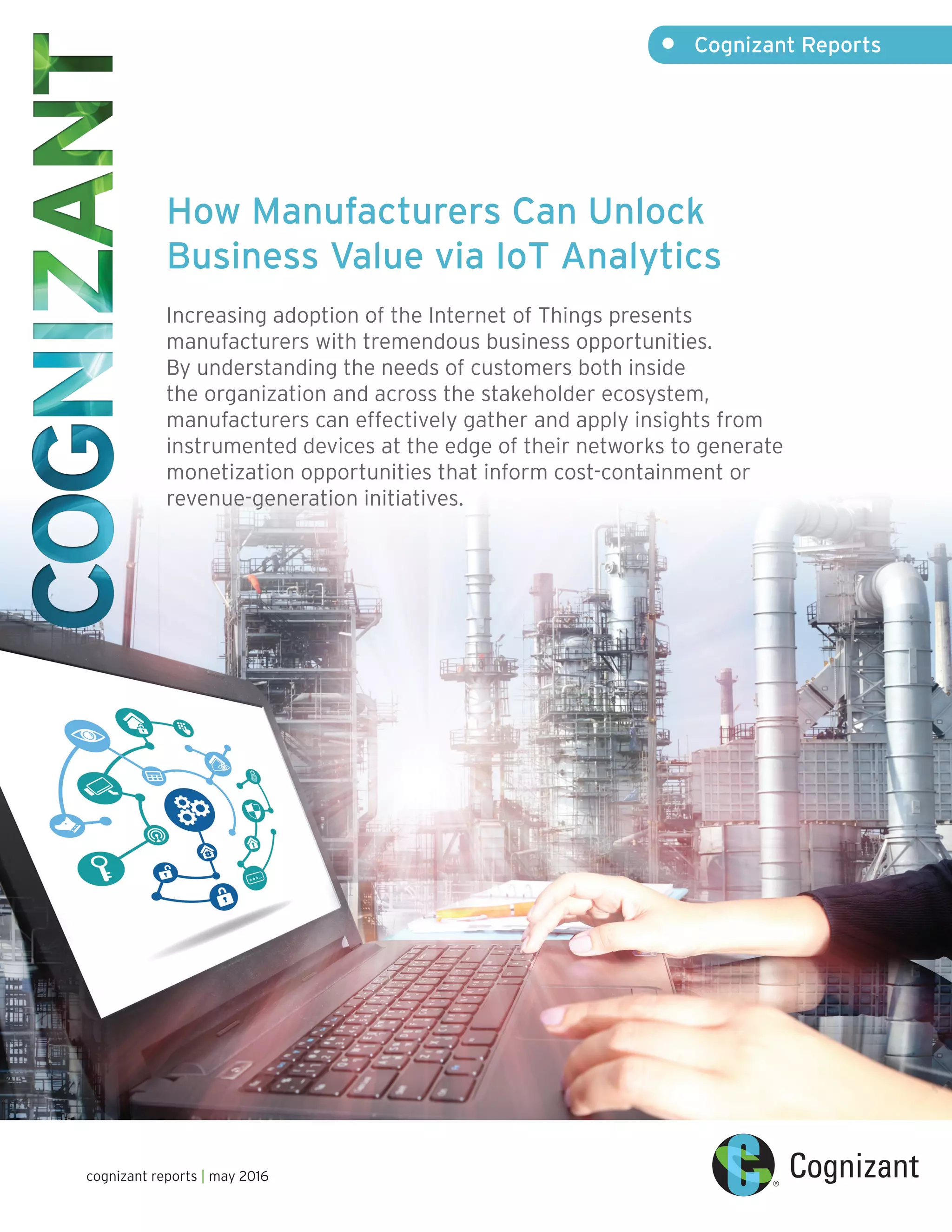 How Manufacturers Can Unlock Business Value via IoT Analytics | PDF