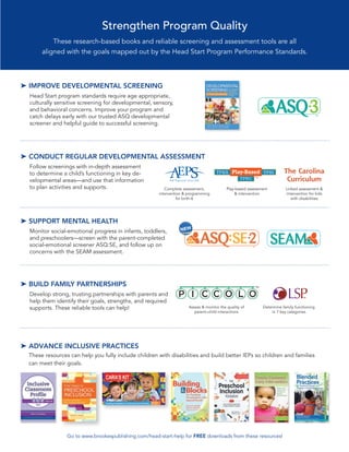 School Readiness Goals Head Start