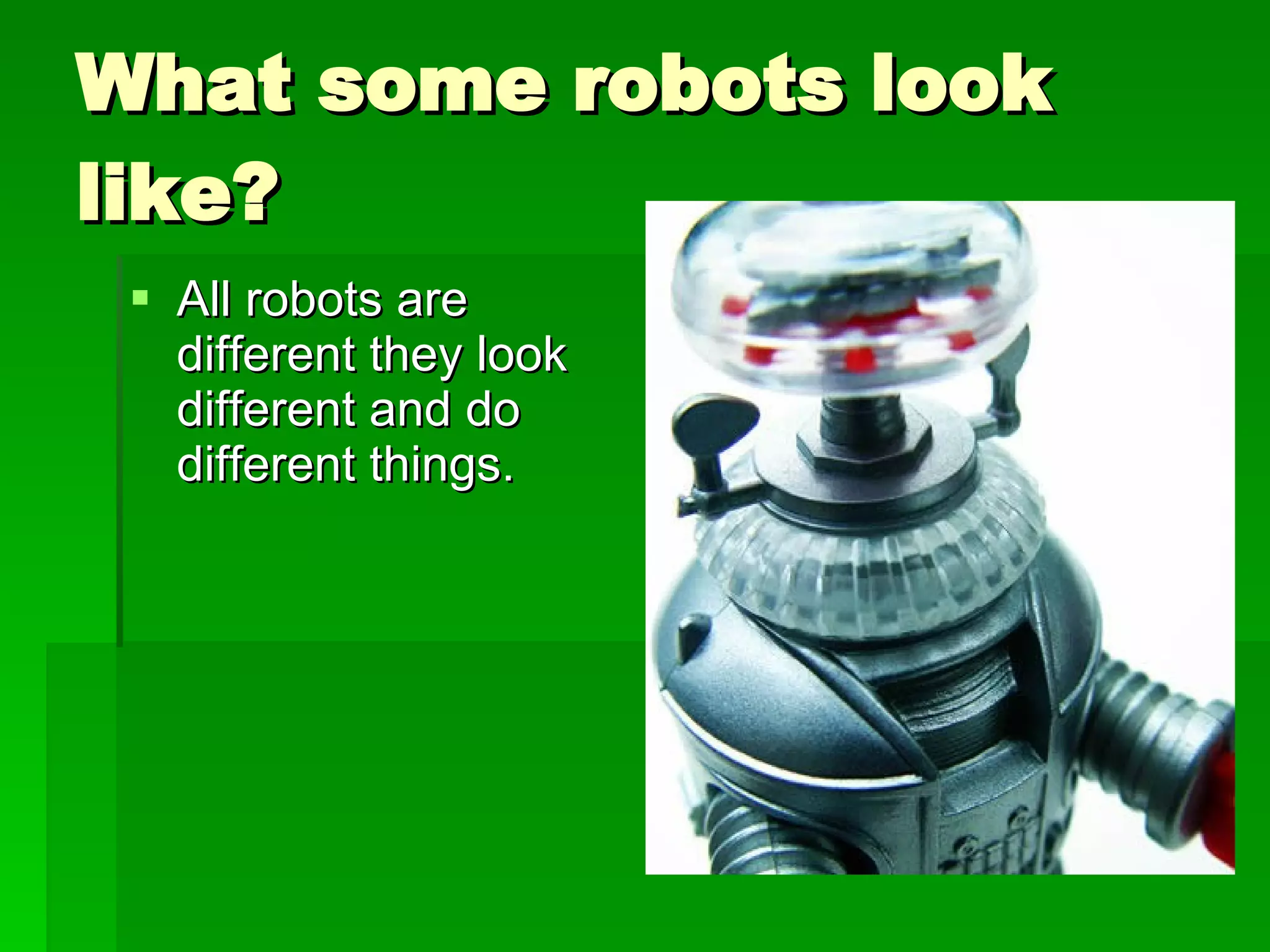 How Robots Work | PPT