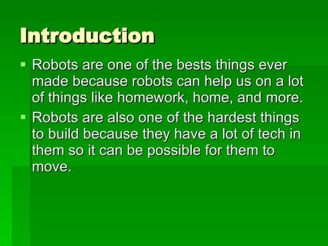 How Robots Work | PPT