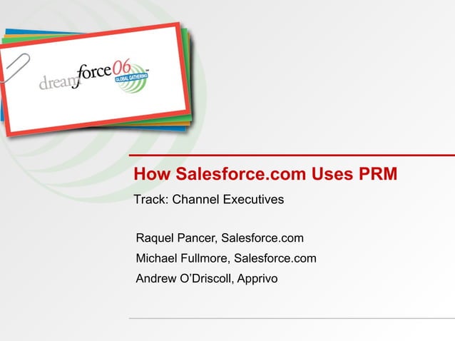 How Salesforce.com Uses PRM | PPT | Computer Software and Applications ...