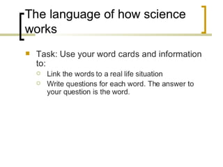 How Science Works | PPT
