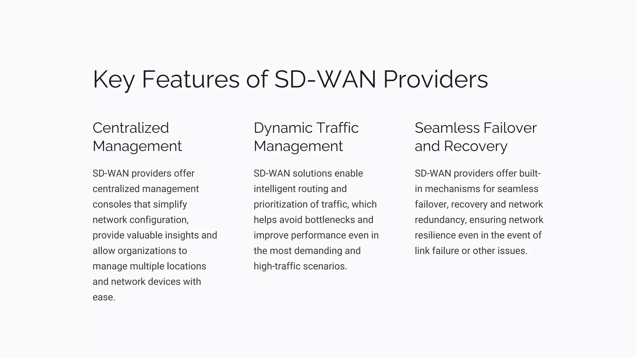 How SD-WAN Providers Enhance Network Performance | PDF