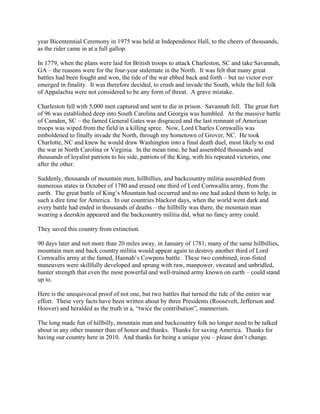 How The Hillbilly, Back Country Militia And Mountain Man Made It ...