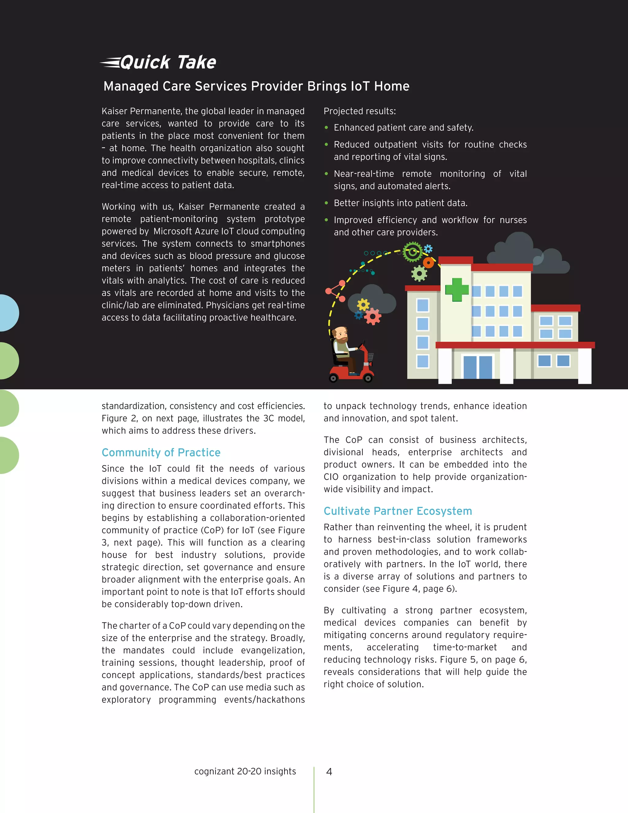 How the Internet of Things Is Transforming Medical Devices | PDF