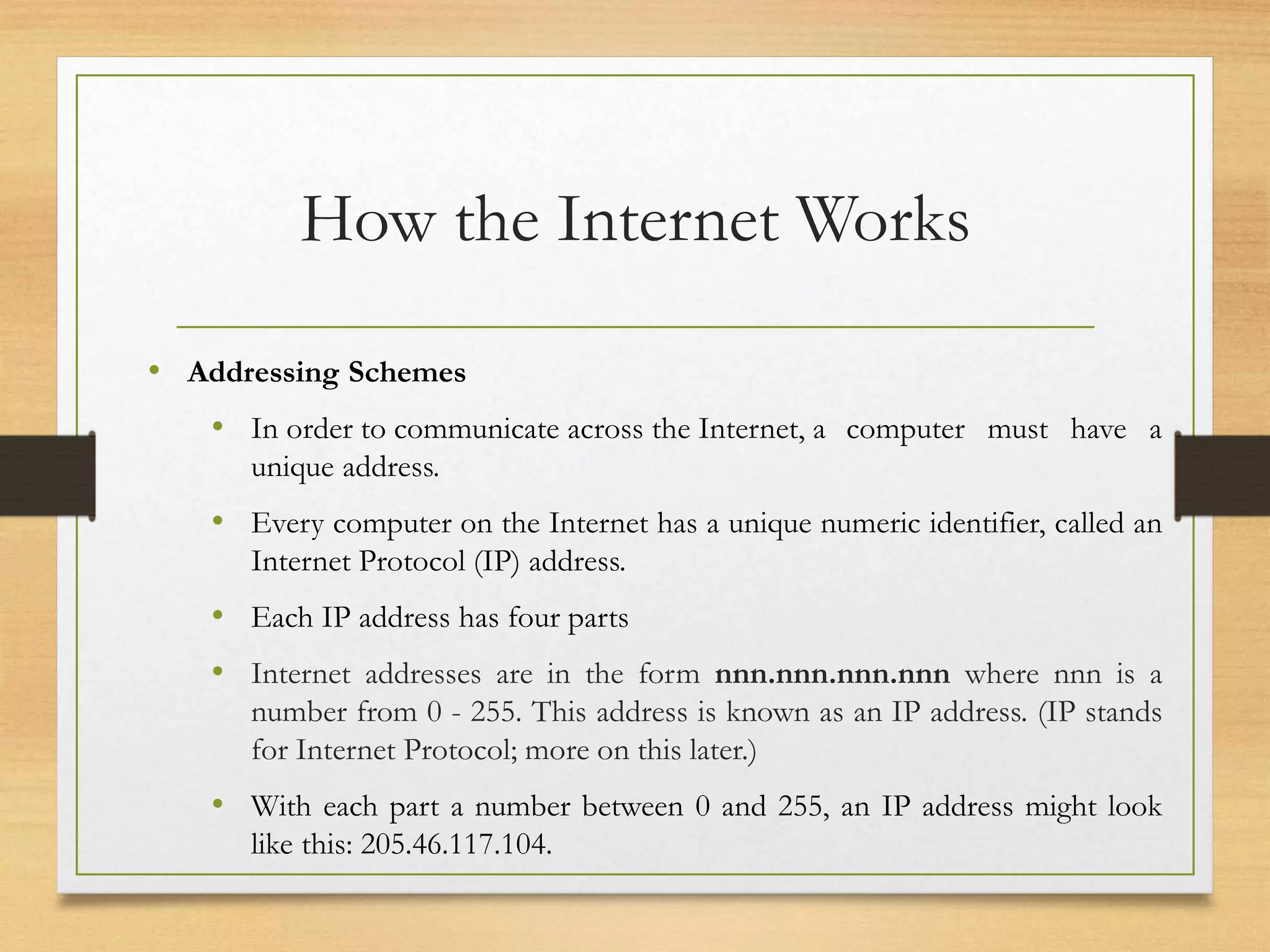 How the-internet-works | PPT