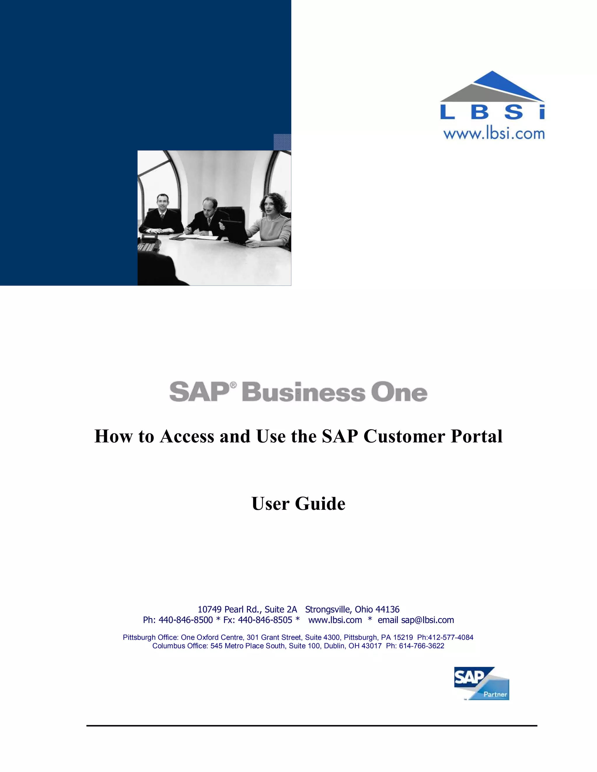 How to-access-and-use-the-sap-customer-portal | PDF