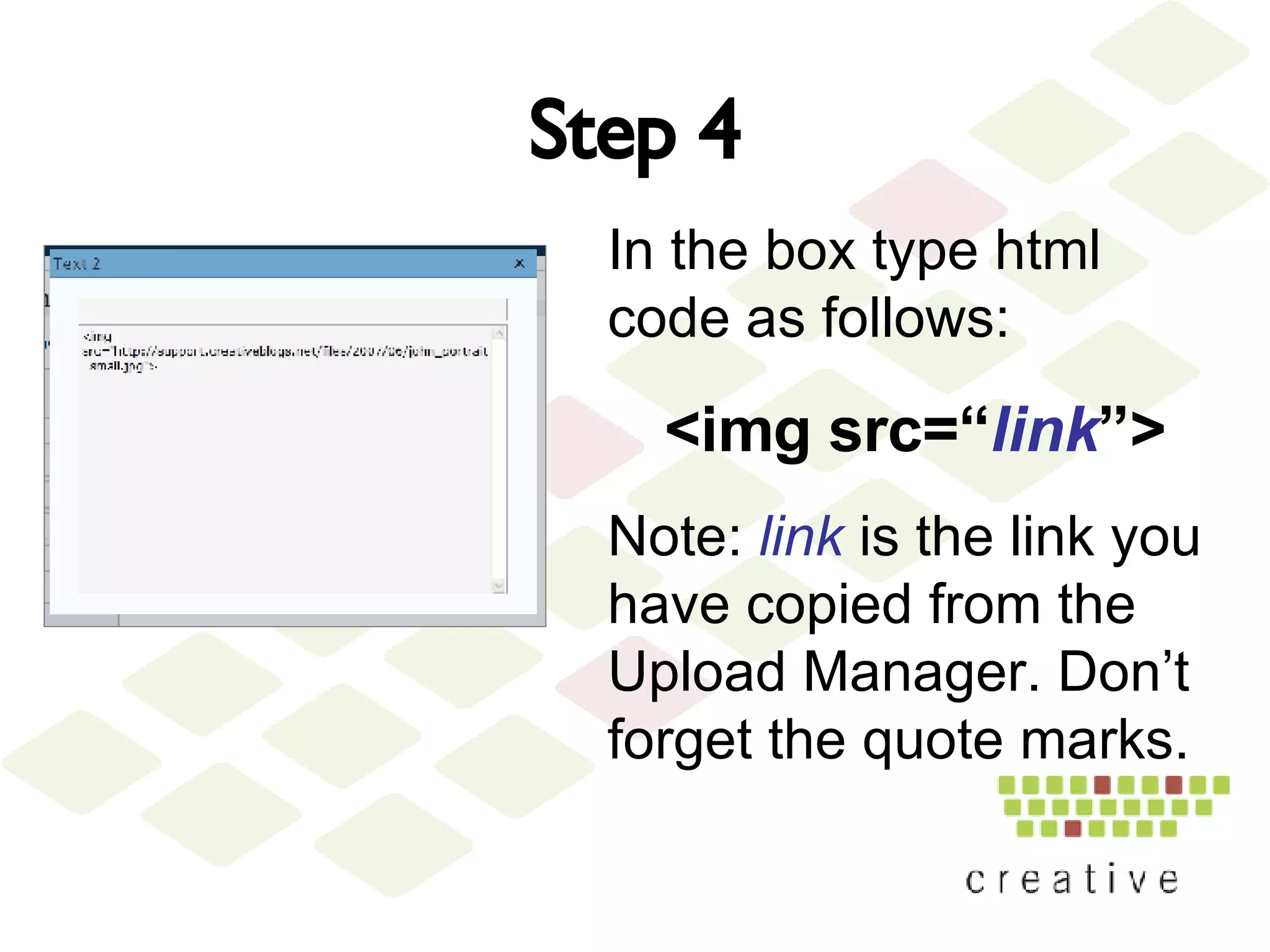 How To Add A Picture In A Sidebar | PPT