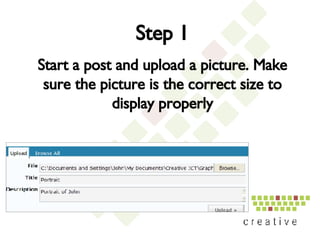 How To Add A Picture In A Sidebar | PPT