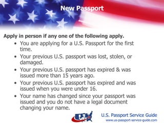How to Apply for a New Passport | PPT