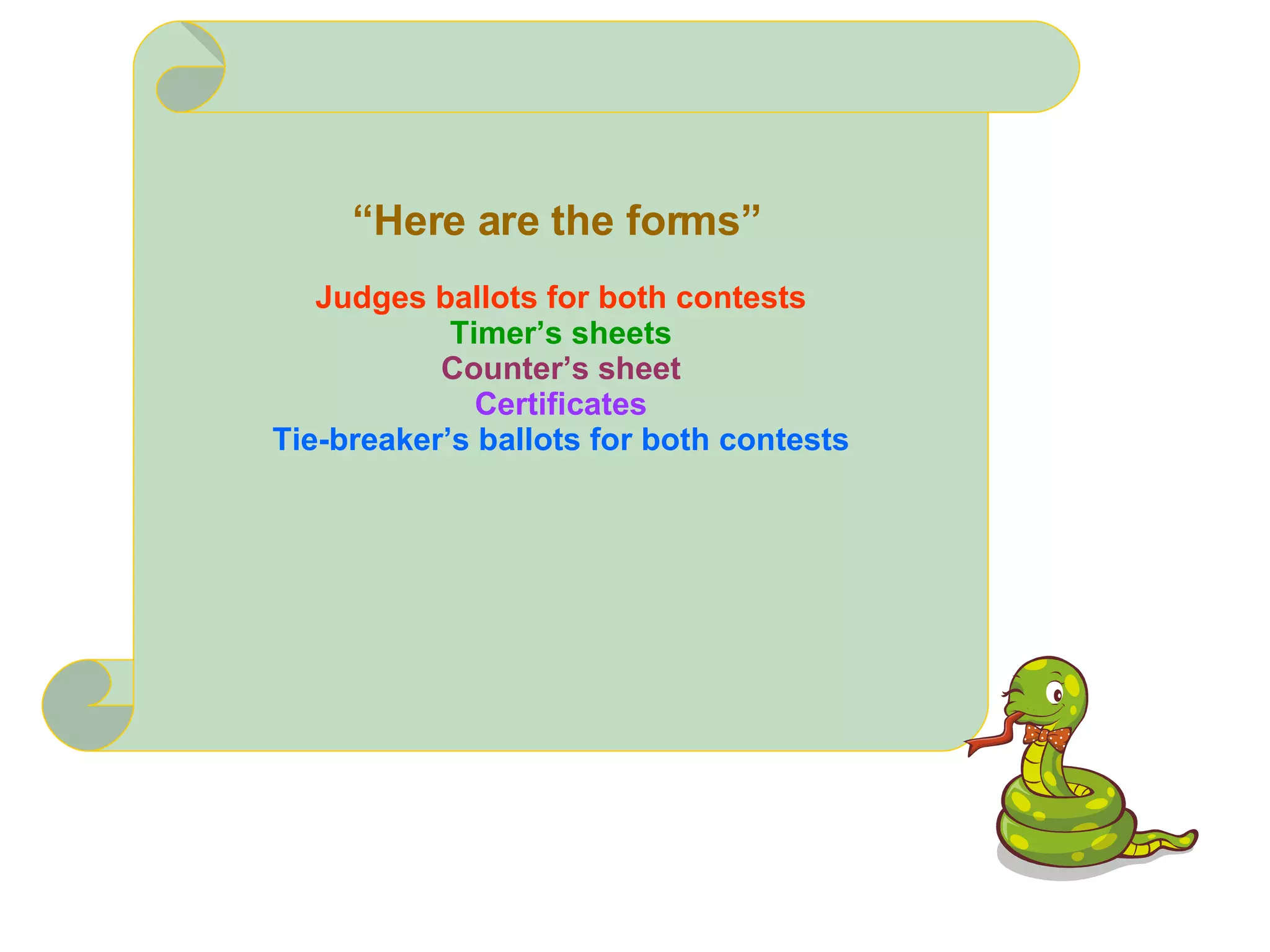 How To Arrange A Speech Contest | PPT