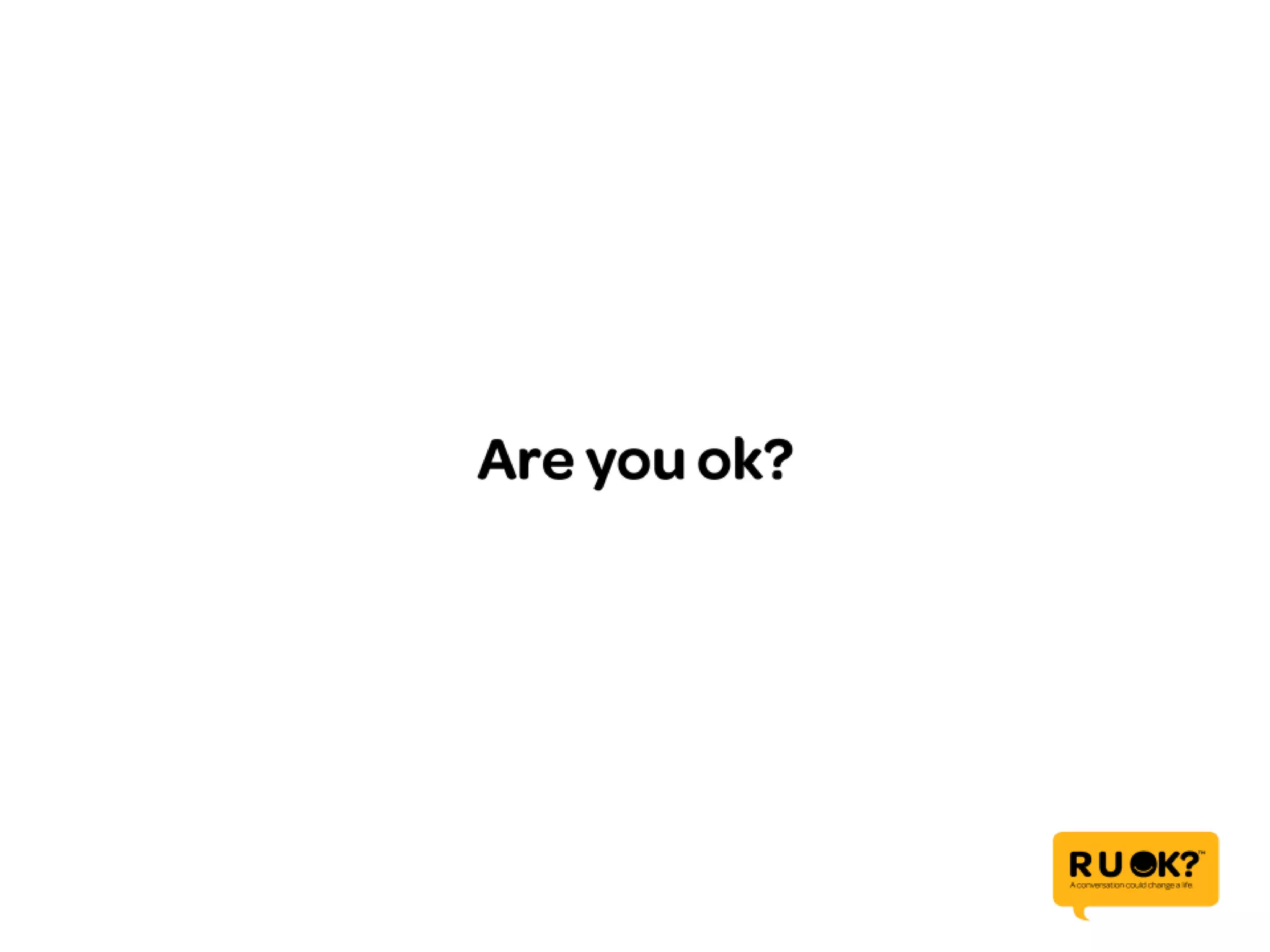 How to ask r u ok? | PPTX