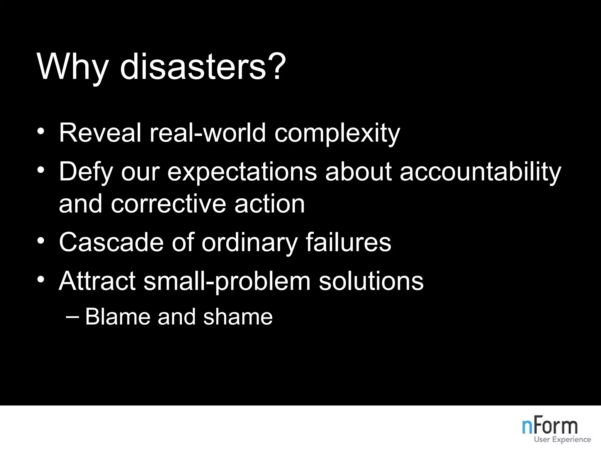 How to Avoid Disaster | PPT
