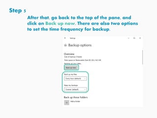 How to Backup HP Laptop Windows 10 to External Hard Drive | PPT