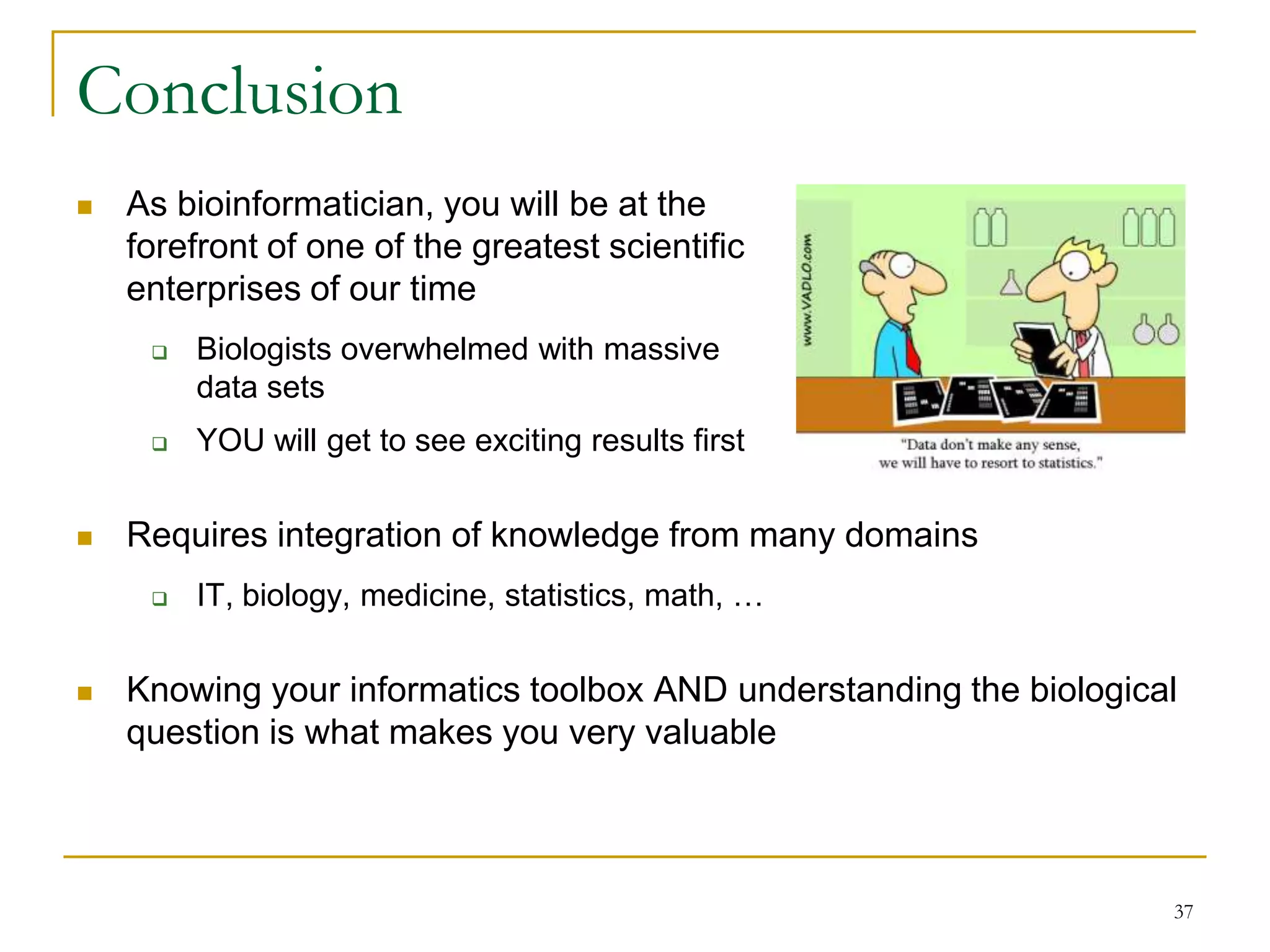 How to be a bioinformatician | PPTX