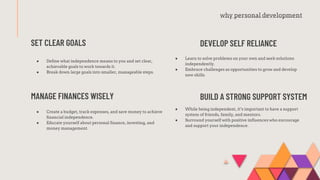 How to Be Independent in a Today's World? | PPTX