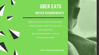 How to Become an Uber Eats Driver | PPT