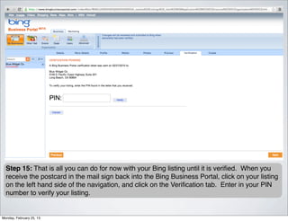 How To Add Your Business To Bing Maps | PDF