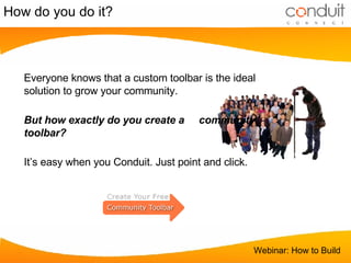 How To Build A Conduit Toolbar | PPS | Technology & Computing